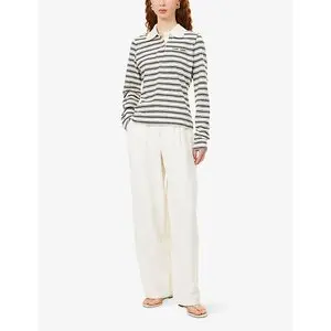 SAMSOE SAMSOE Sadonell Long-sleeve Stretch-knit Rugby Top
