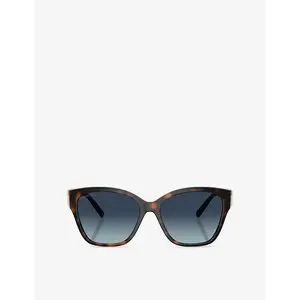 Tiffany & Co. Tf4254u Square-frame Acetate Sunglasses - Brown