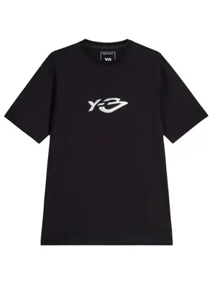 Y3 Short Sleeve T-shirt Liquid Logo