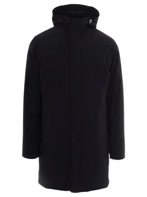 Herno Padded Coat With Hood - Blue