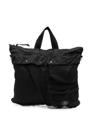 C.P. COMPANY Lens-detail Multi-pocket Tote Bag - Black