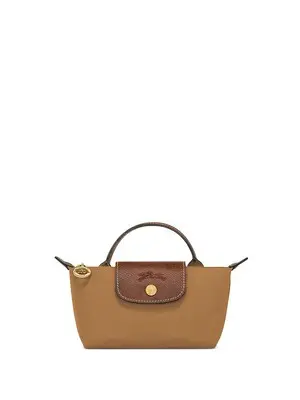 Longchamp Pouch With Handle Le Pliage Original - Brown