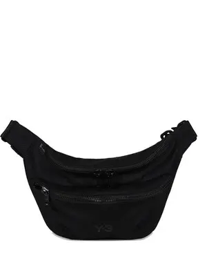Y3 Staple Waist Bag - Black