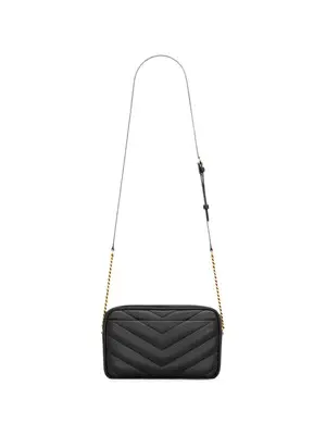 Saint Laurent Loulou Camera Bag In Quilted Lambskin