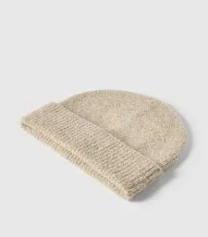 Brunello Cucinelli Wool-silk Ribbed Beanie