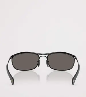 Ray-ban Scuderia Ferrari Collection Oval Sunglasses - Black