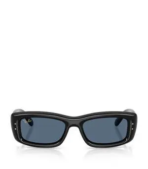 Ray-ban Kiliane Puffer Rectangle Sunglasses - Black