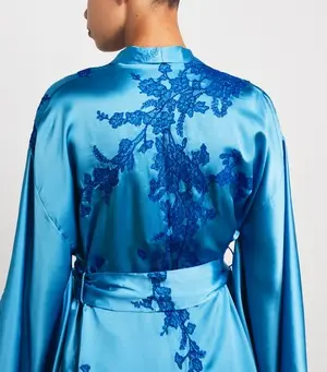 TORLOWEI Silk Tokoni Short Kimono