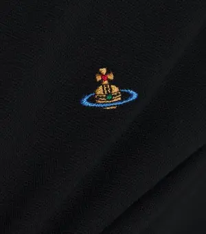 VIVIENNE WESTWOOD Cotton Orb Polo Shirt - Black
