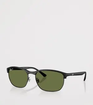 Ray-ban Rb4469 Sunglasses With Polarised Lenses - Black