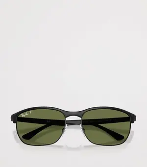 Ray-ban Rb4469 Sunglasses With Polarised Lenses - Black