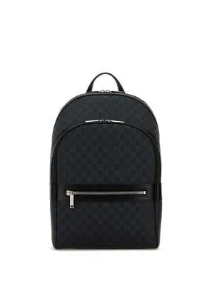 Gucci Monogram Canvas Backpack - Black