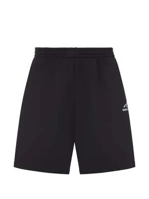 Balenciaga Logo-print Track Shorts - Black