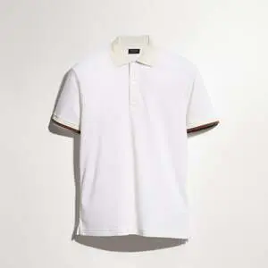Gucci Short Sleeve Polo Shirt - White