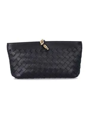 Bottega Veneta Lambskin Wallet - Nero