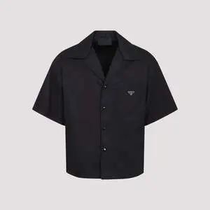 Prada Fw26 Recycled Polyamide Shirt - Black