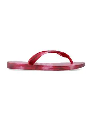 HAVAIANAS X ISABEL MARANT Mini Thong Flip-flops With Marbled Finish - Multi Fuchsia
