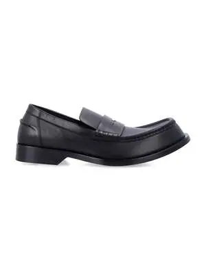 Loewe Leather Penny Loafers