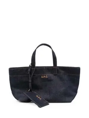 A.p.c. Ofnim Mini Handbag With Zip Closure - Blu