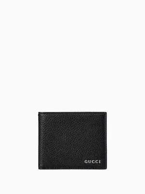 Gucci Logo-embossed Bi-fold Leather Wallet