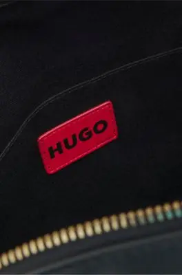 Hugo Faux-leather Tote Bag With Stacked Logo