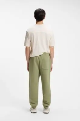 Hugo Logo-print Tracksuit Bottoms In Cotton Terry