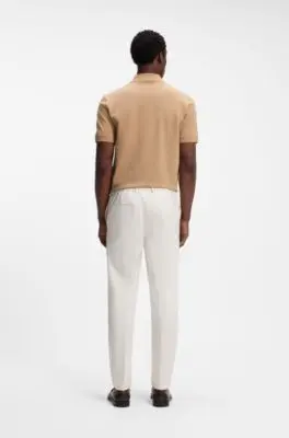 BOSS Modern-fit Pants In Stretch Twill