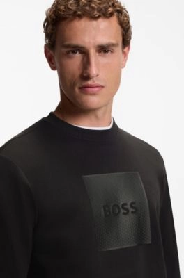 BOSS Crewneck Sweatshirt With Logo Detail