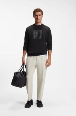 BOSS Crewneck Sweatshirt With Logo Detail