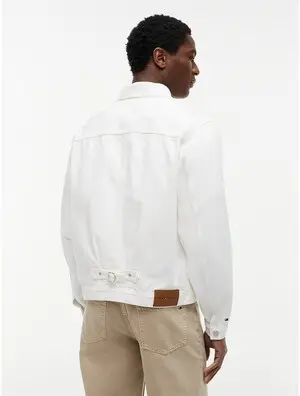 Tommy Hilfiger Garment-dyed Pleated Denim Jacket