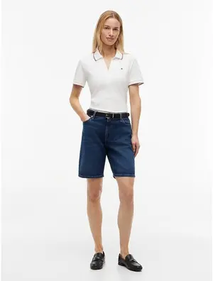 Tommy Hilfiger Regular Fit Open Placket Tipped Polo