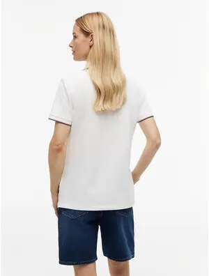 Tommy Hilfiger Regular Fit Open Placket Tipped Polo