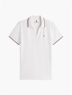 Tommy Hilfiger Regular Fit Open Placket Tipped Polo