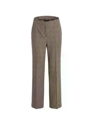 TWINSET Prince Of Wales Check Tailored Trousers