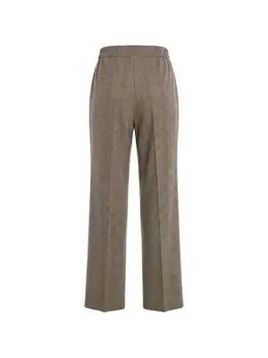 TWINSET Prince Of Wales Check Tailored Trousers