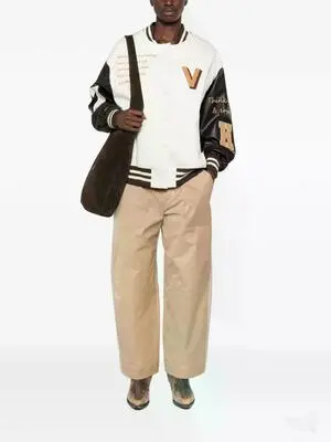 VICOLO Patch Detail Varsity Jacket