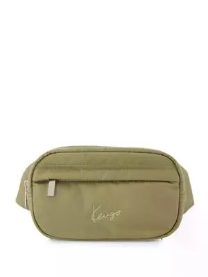 Kenzo Logo Embroidered Belt Bag - Green