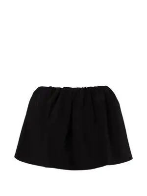 Wardrobe.NYC Gathered Mini Skirt