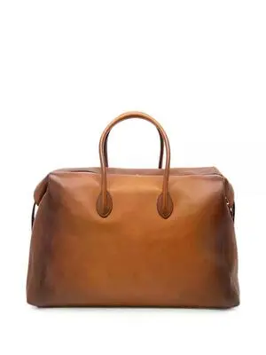 Santoni Grained Leather Holdall