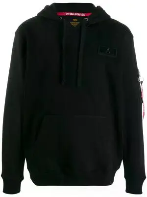 Alpha Industries Logo Stripe Detail Hoodie