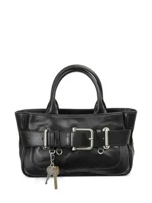 OSOI Mini Brocle Buckled Leather Tote Bag