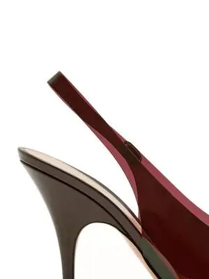 GIANVITO ROSSI Amelie Slingback Peep-toe Sandals