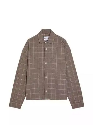 MKI MIYUKI ZOKU Check-pattern Boxy-fit Shirt