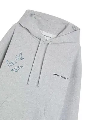 MKI MIYUKI ZOKU Embroidered Bird Hoodie