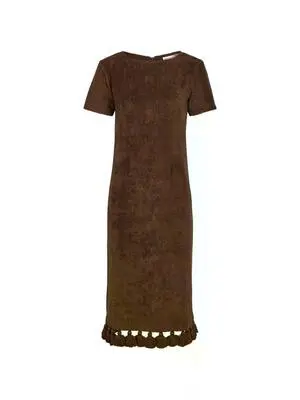 Cap D'antibes Manche Tassel-trim Midi Dress