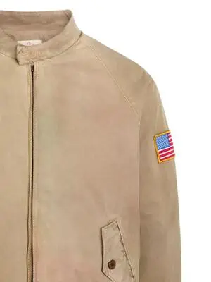 CHERRY LA Logo Embroidered Zip-up Jacket