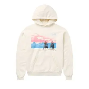 ONE OF THESE DAYS Drifting A Blue Pullover Hoodie 'bone - Cream