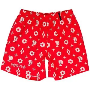 PURPLE BRAND Printed All Round Monogram Shorts