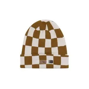 STUDENTS Aiken Checker Beanie - Tan
