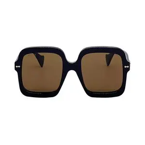 Gucci Oversized Sunglasses /brown - Black